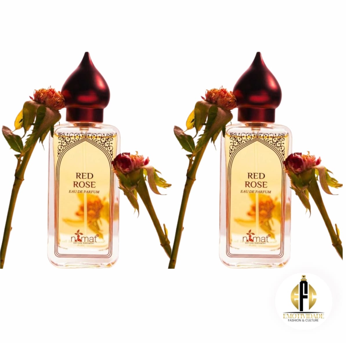 2 Bottles Eau De Parfum Red Rose 50ml – Emotividade Fashion & Culture